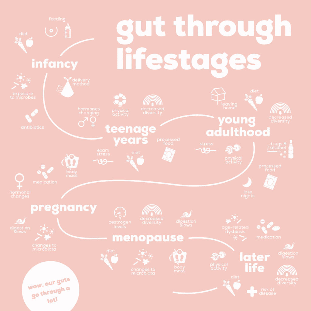 Through The Ages: Gut Changes Throughout Our Lives - The Gut Stuff