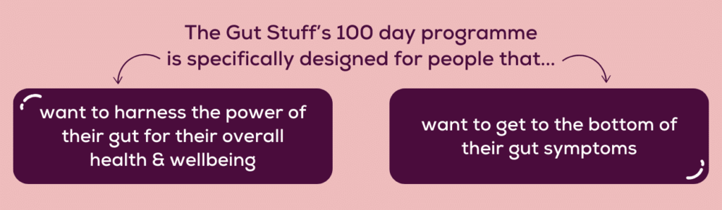 the gut stuff app | 100 days to hack your gut health - The Gut Stuff